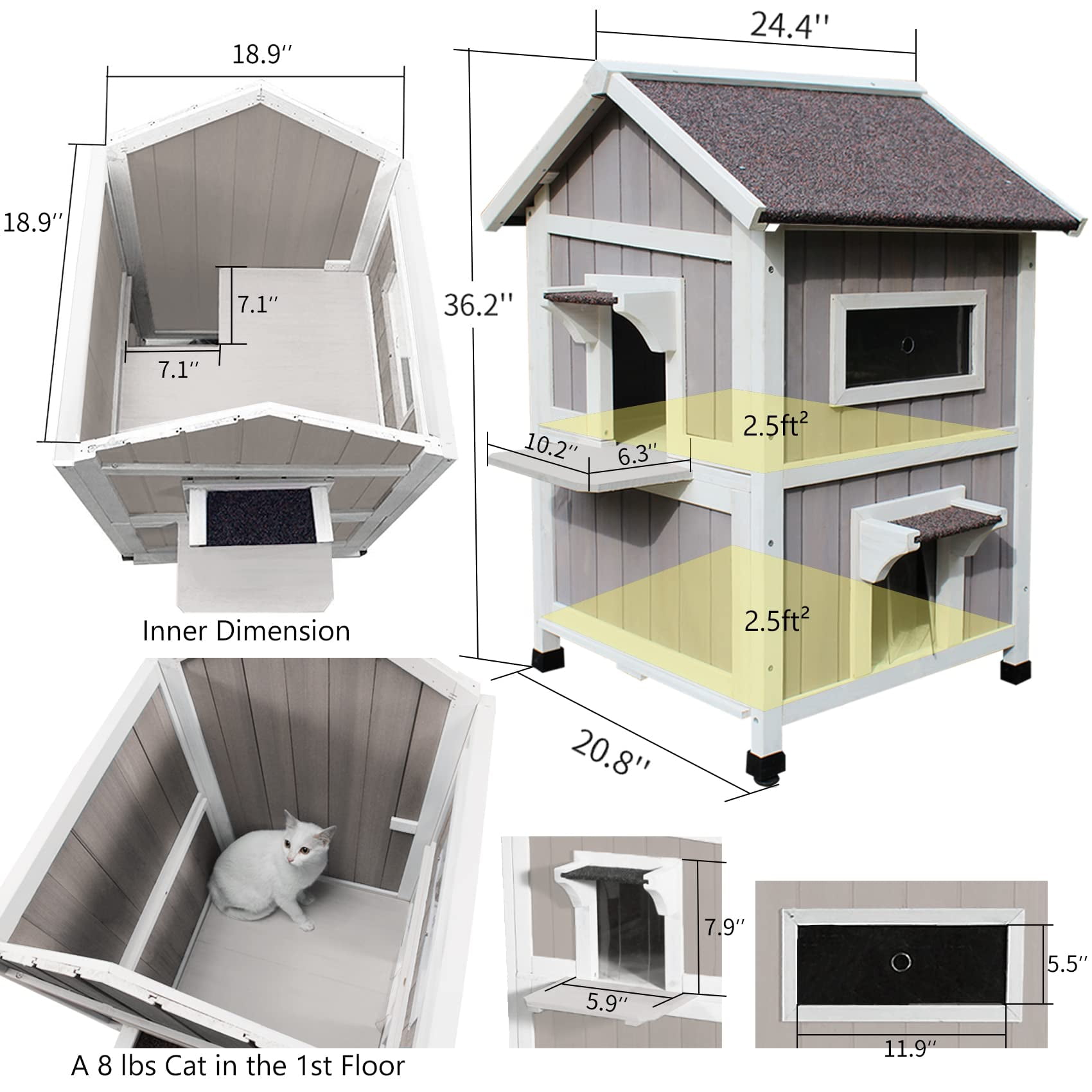 Outdoor Feral Cat House