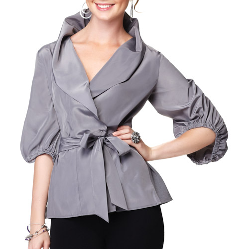 Miss Tina - Women's Taffeta Jacket - Walmart.com