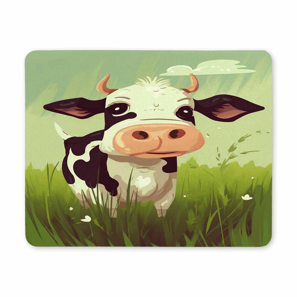 Funny Cows Gaming Mouse Pad Non Slip Mousepad Stitched Edge Rubber Base ...