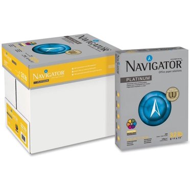 Navigator Platinum Paper, 99 Brightness, 32lb, 8-1/2 x 11, White, 250 ...