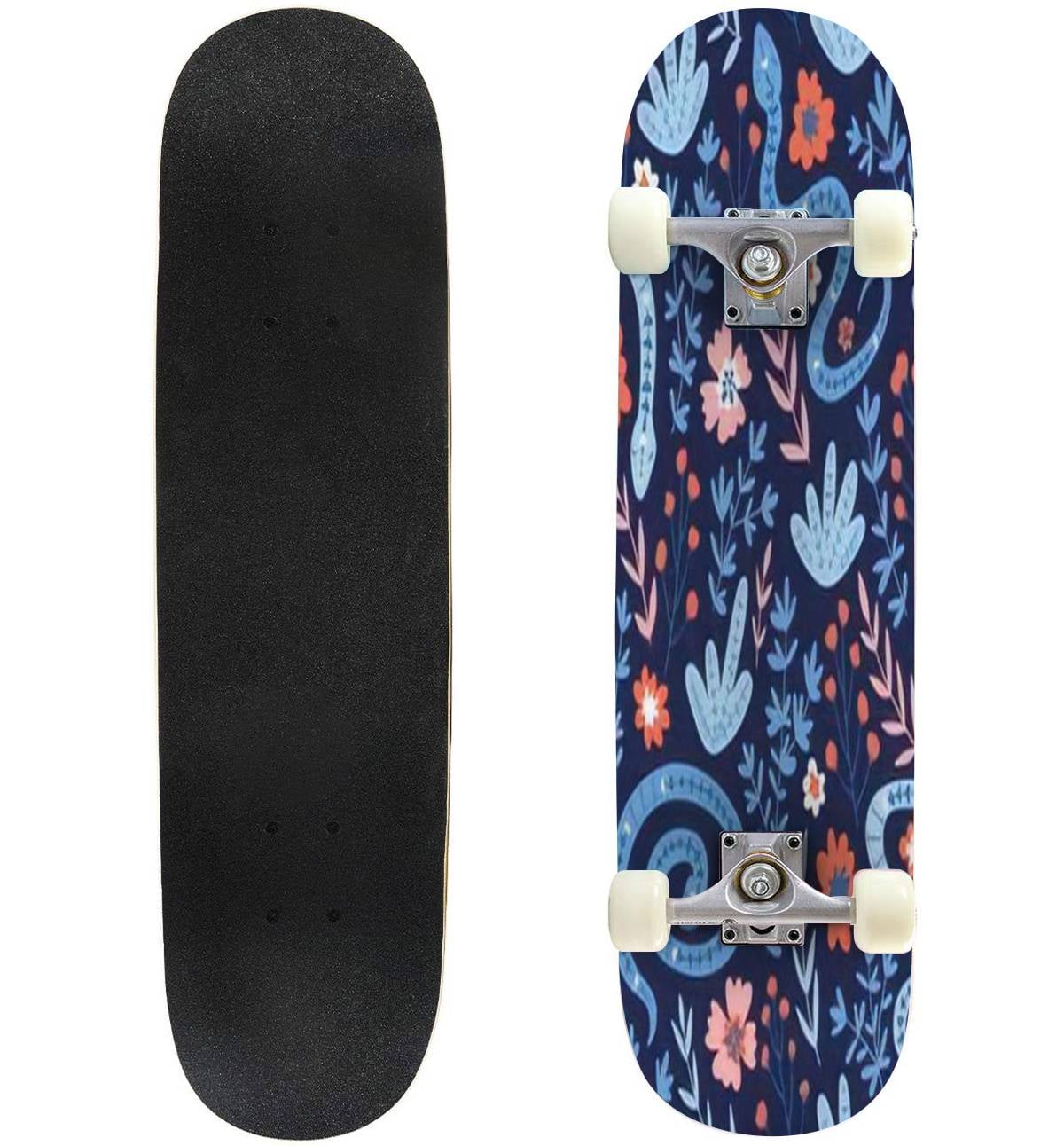 Snakes and flowers Cute childish fabric design seamless in hand drawn ...