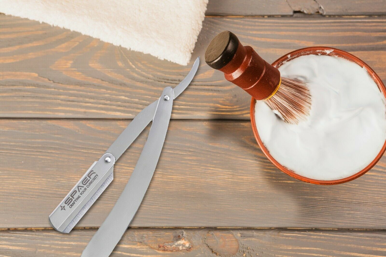 Straight Razor Stainless Steel Edge Classic Barber Salon CutThroat ...