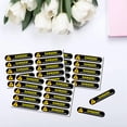 8 Sheets DANGER Warning Stickers Mini PVC Coated Self Adhesive Stickers ...