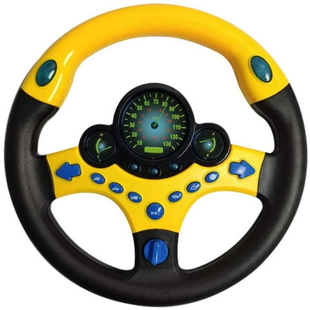 Children's Steering Wheel Toy Simulated Portable Driving Control with ...