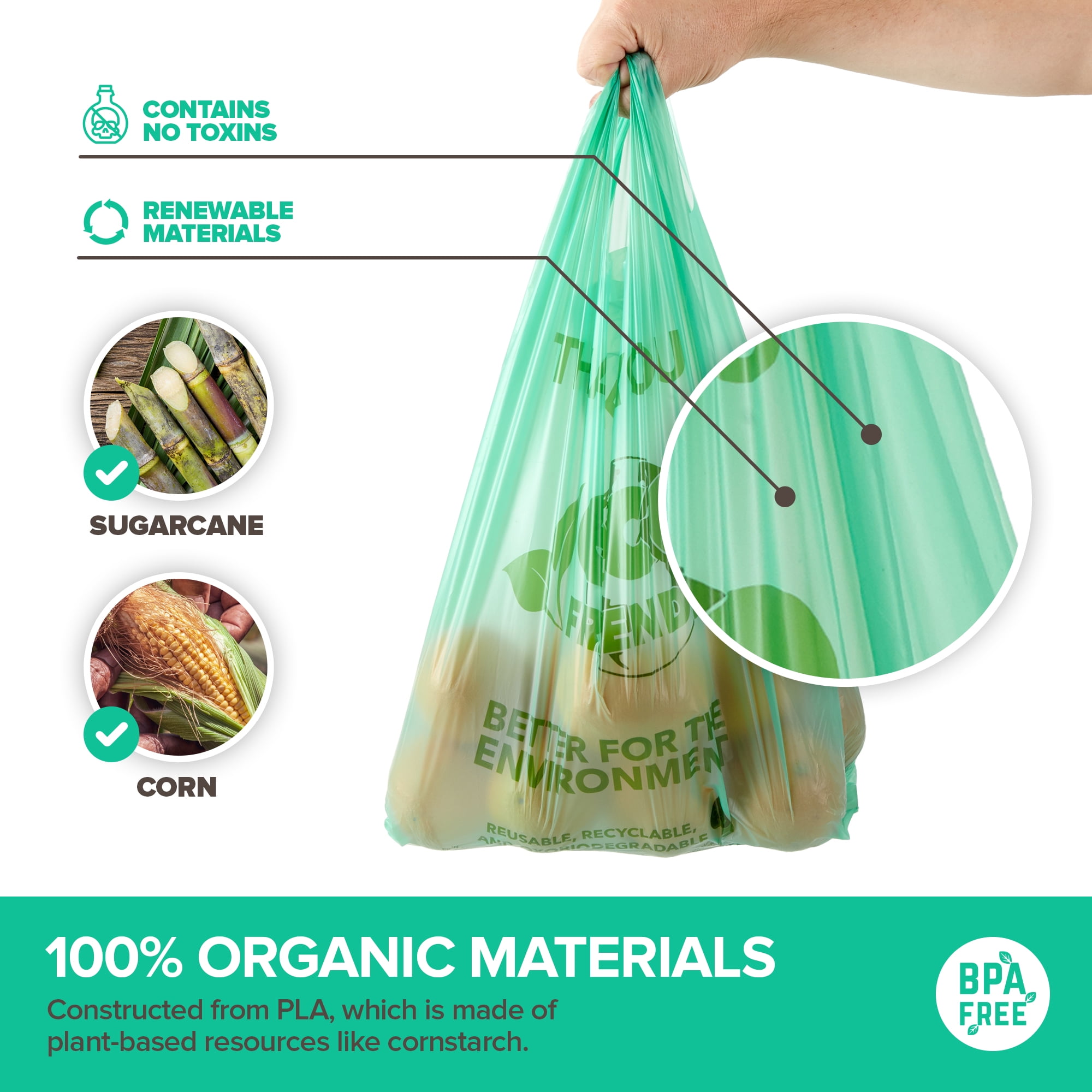 Eco-Friendly Biodegradable Plastic Shopping Bags Nepal | Ubuy