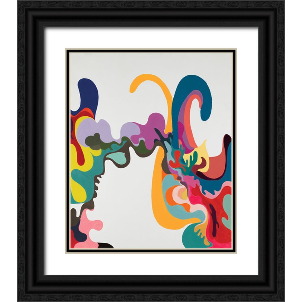 Zinn, Mary 20x23 Black Ornate Wood Framed with Double Matting Museum ...