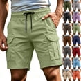 Cargo Shorts for Men Relaxed Fit Wide Leg Classic Work Shorts Outdoor ...