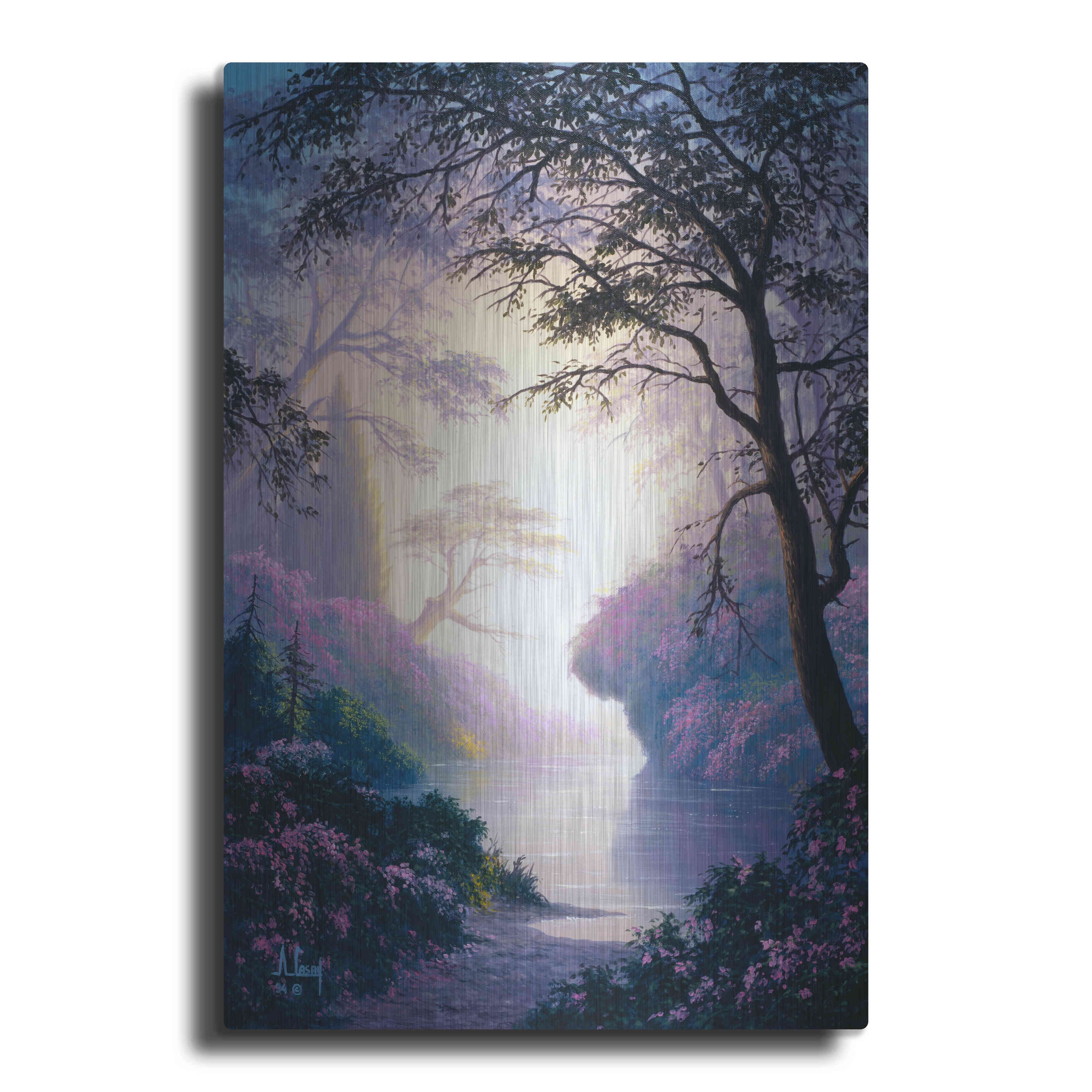 Luxe Metal Art '2284T0' by Anthony Casay, Metal Wall Art, 12"x16 ...