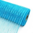 Decor Poly Mesh Ribbon, Solid/ Metallic Mesh Roll Floral Craft Wedding ...