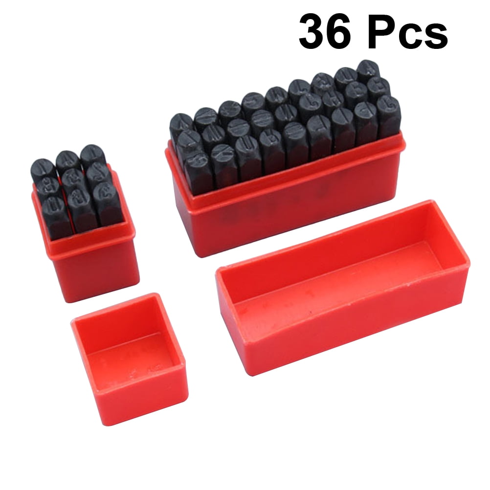 Steel Stamps Letters Numbers