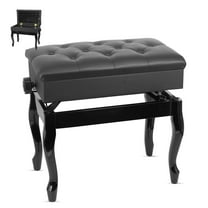 Rockville Adjustable Piano Keyboard Seat AIR-BENCH with Hydraulic Air ...
