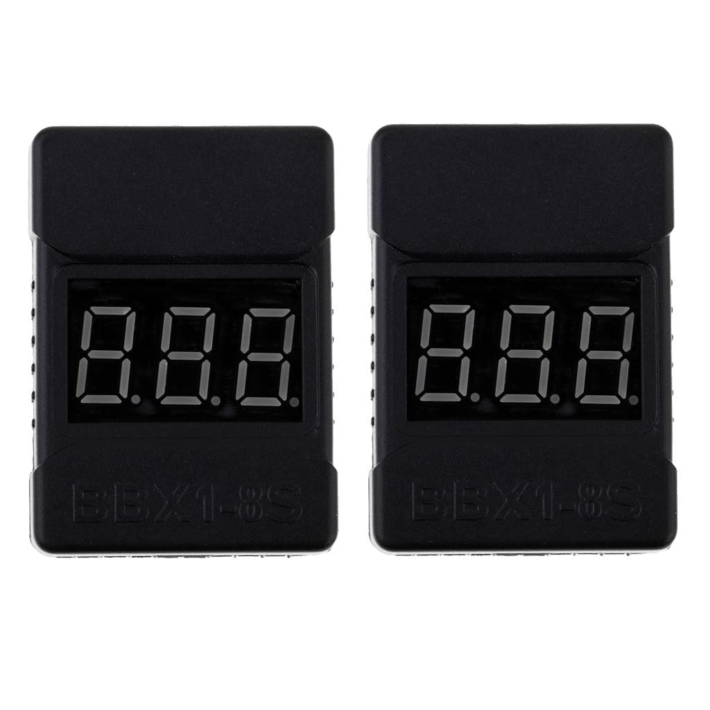 koolsoo RC LiPo Battery Checker RC 1-8S Battery Tester Low Voltage ...