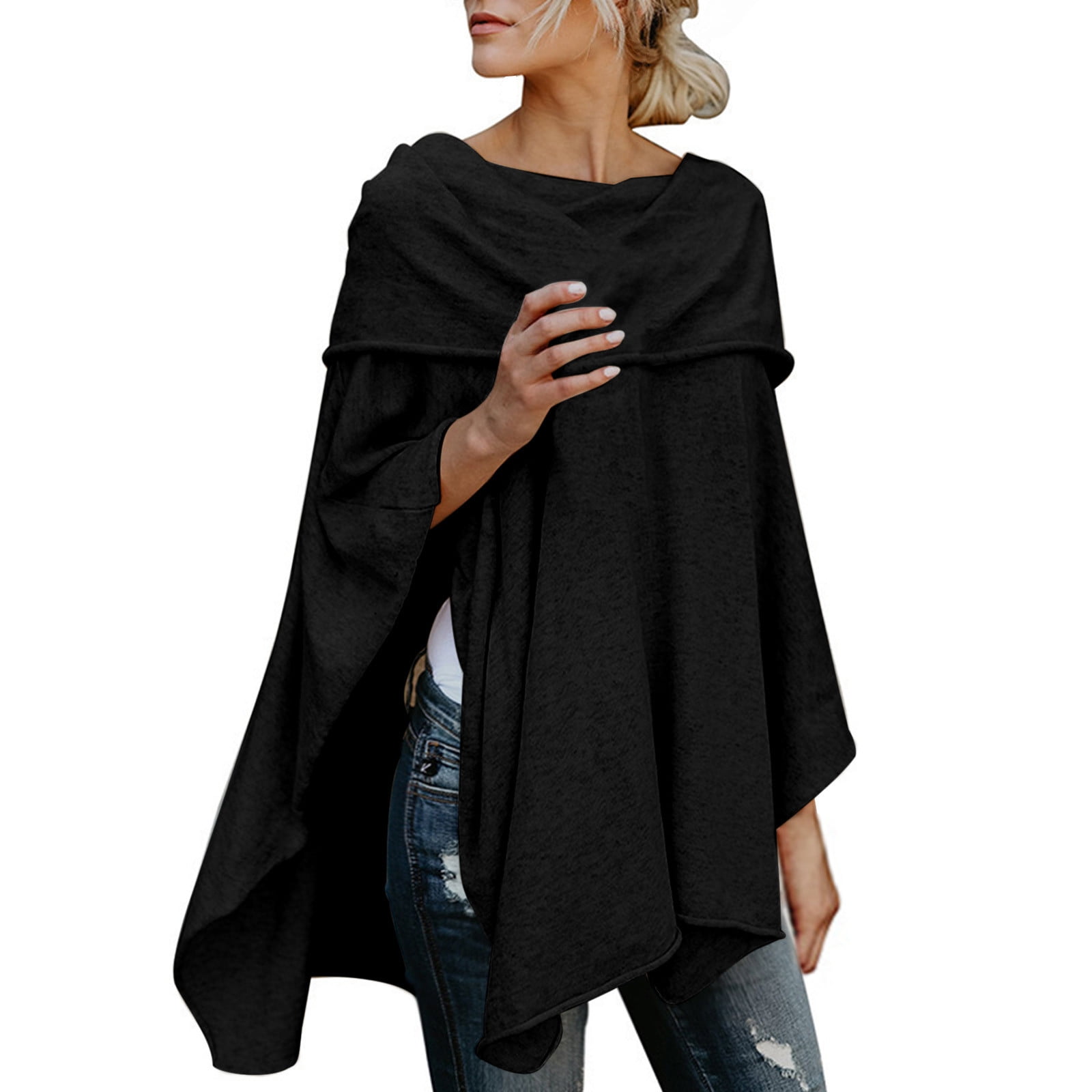 Click here for Yuyuzo Womens Pullover Tops Off Shoulder Cape Slee... prices