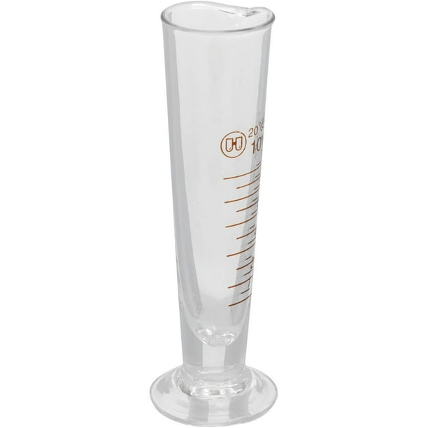 IGUOHAO 10mL Glass Measuring Cylinder Graduated Cylinder Lab Test Tube ...