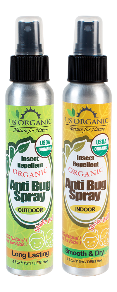 Anti Bug Spray - Outdoor 4oz + Indoor 4oz Combo Value Pack - Walmart.com
