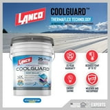 Lanco Coolguard, White Elastomeric Roof Coating, 5 Gal - Walmart.com