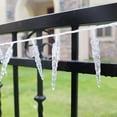Solar Icicle Lights with Remote Control, Waterproof 12M 100LED ...