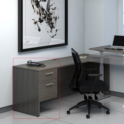 Pedestal-Ionic Hanging Box / File, Absolute Acajou | Walmart Canada