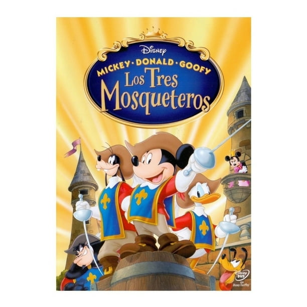 Mickey Donald Goofy Los Tres Mosqueteros Pelicula Dvd DISNEY PIXAR ...