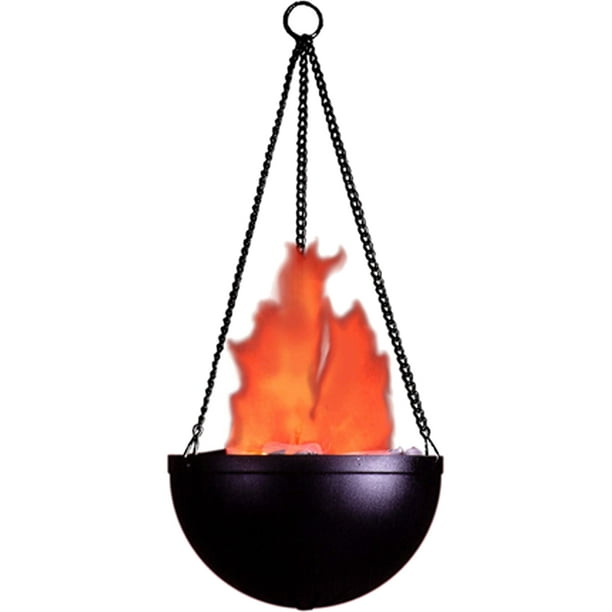 Visual Effects Mini Faux Flame 2 Bulb Hanging Torch Decoration ...