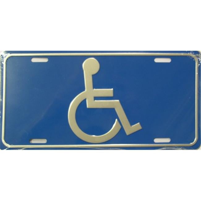 LP - 339 Handicap Logo License Plate - 300 - Walmart.com