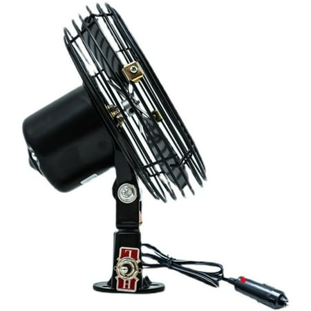 Forklift truck fan car with shaking head electric fan on the car ...