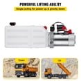 6 Quart Hydraulic Power Unit Single Acting Hydraulic Pump Dump Trailer ...