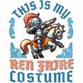 CafePress - This Is My Ren Faire Costume Dabbing Medieval Knig Men's ...