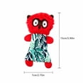 Fluffy Mane Stuffed Lion Interactive Toys Soft Fabric Crinkle Texture ...