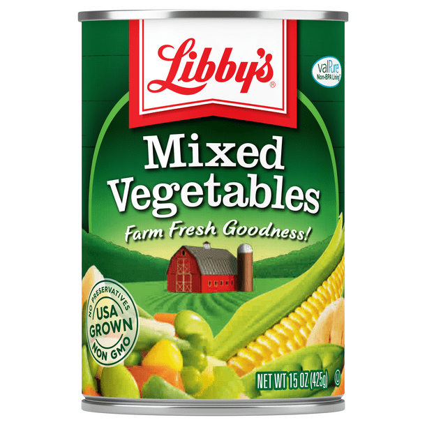 Libby's Canned Mixed Vegetables, 15 oz - Walmart.com
