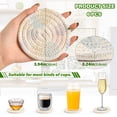 6 Pieces Coil Coasters Bar Coasters Anti-slip Coasters Heat-resistant ...