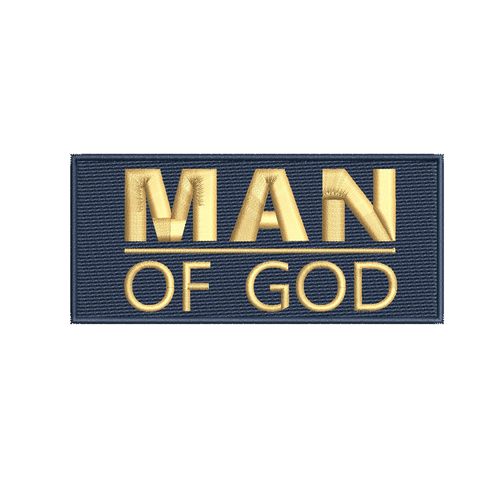 Man of God Embroidered DIY Iron on or Sew-on Decorative Patch Badge ...