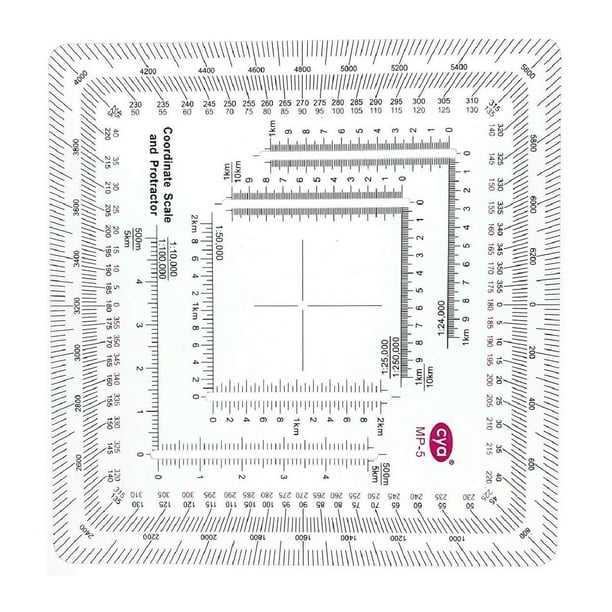 Military MGRS Coordinate Scale Map Reading And Land Navigation ...