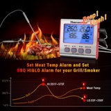 ThermoPro TP17W Digital Meat Temperature Grill Thermometer with Dual ...