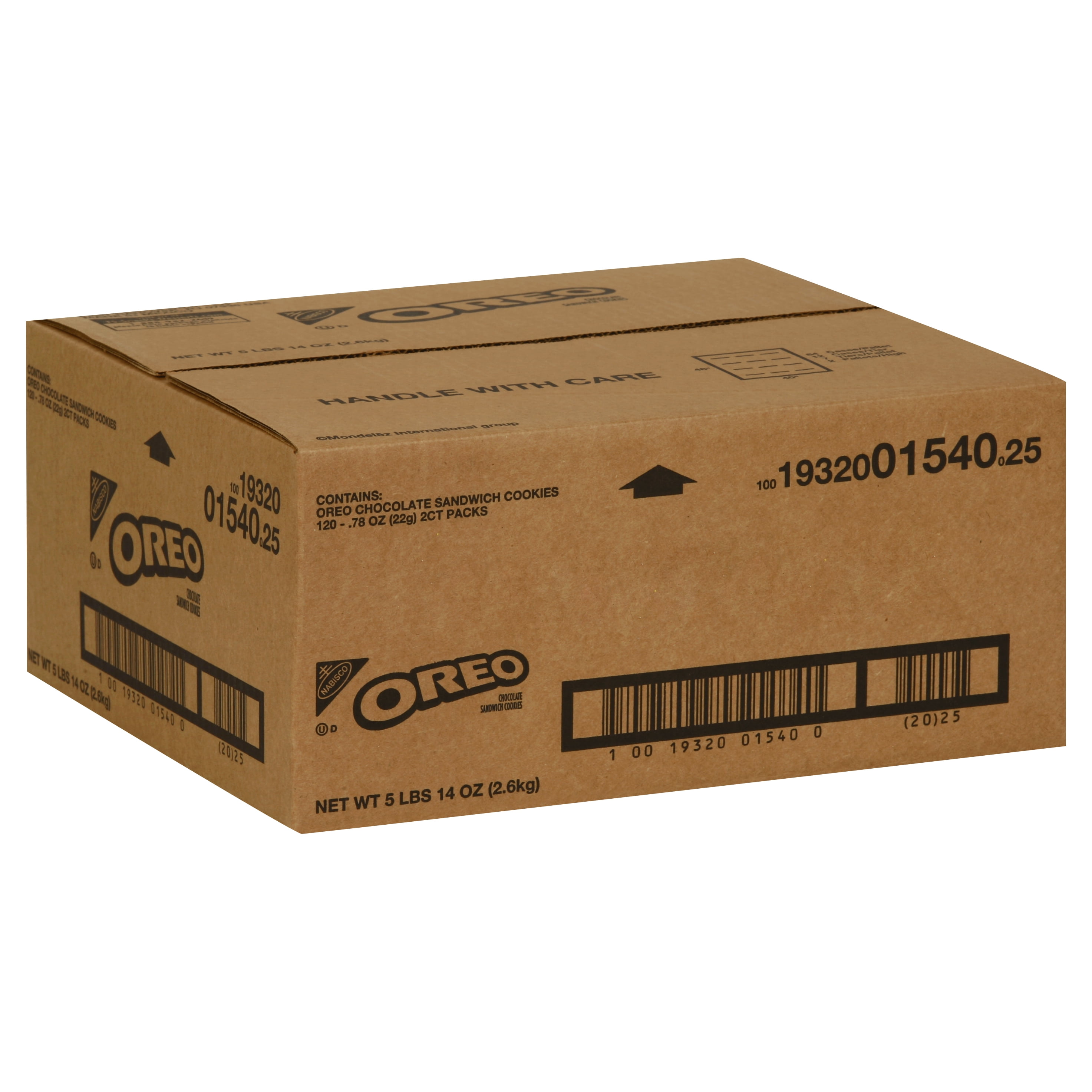 Oreo Chocolate Sandwich Cookies 2 Pack 120/Pack 304-00072 - Walmart.com