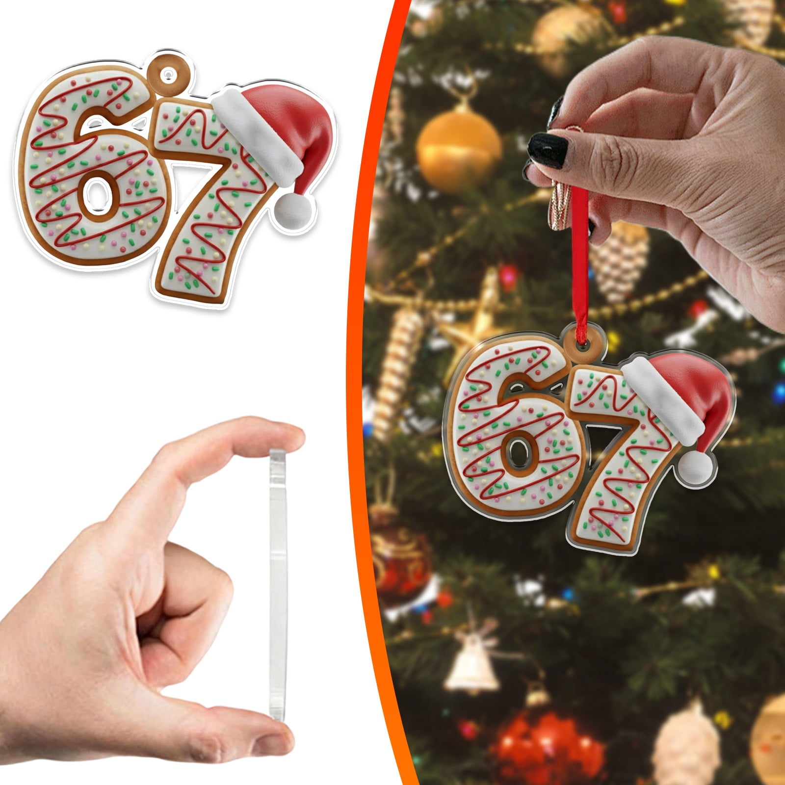 Click here for 【curated Selection】2d Acrylic 67 Christmas Ornamen... prices