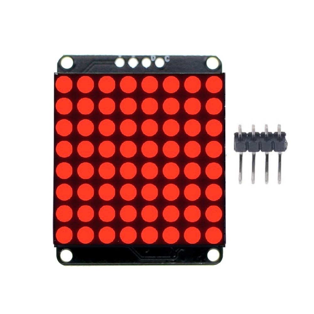 HT16K33 8x8 Dot Matrix LED Display Module I2C Interface Microcontroller ...