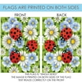 Toland Home Garden Flowers & Ladybugs Flower Ladybug Flag Double Sided ...