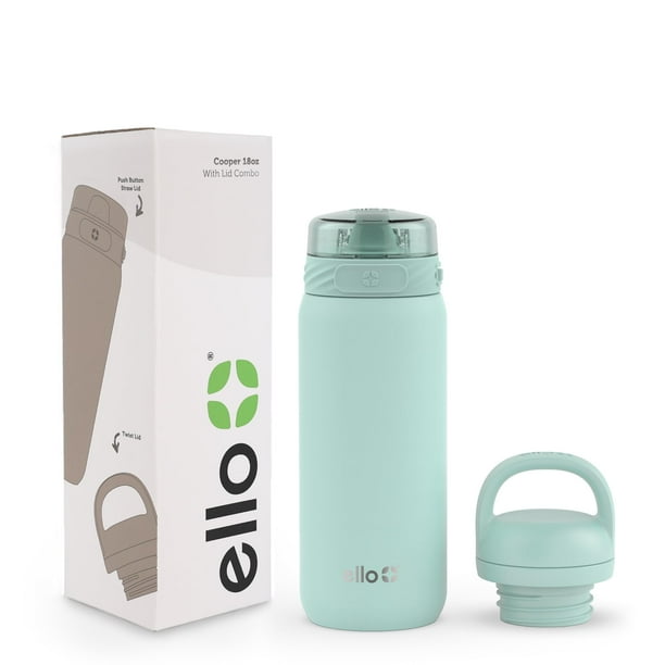 Botella de agua Ello Cooper Kids, 530 ml, acero inoxidable Yucca ...