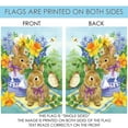Toland Home Garden Bunny Bouquet Spring Easter Flag Double Sided 28x40 ...