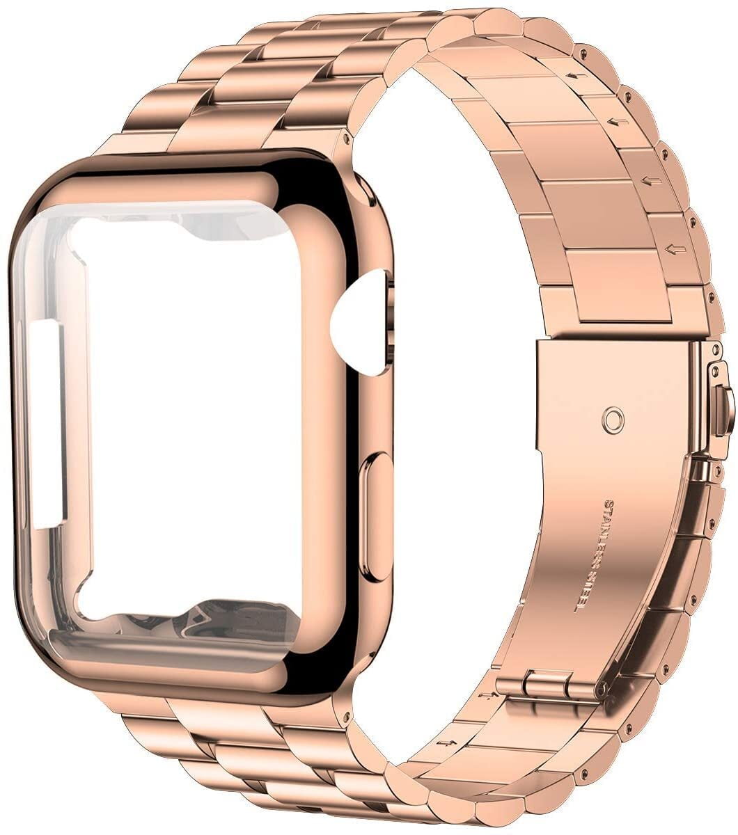 Apple Watch 7 41mm 45mm 6 5 4 3 2 1 SE Stainless Steel iWatch Band with ...