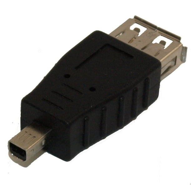 USB Type-A Female/Mini 4 pin Male Adapter - Walmart.com