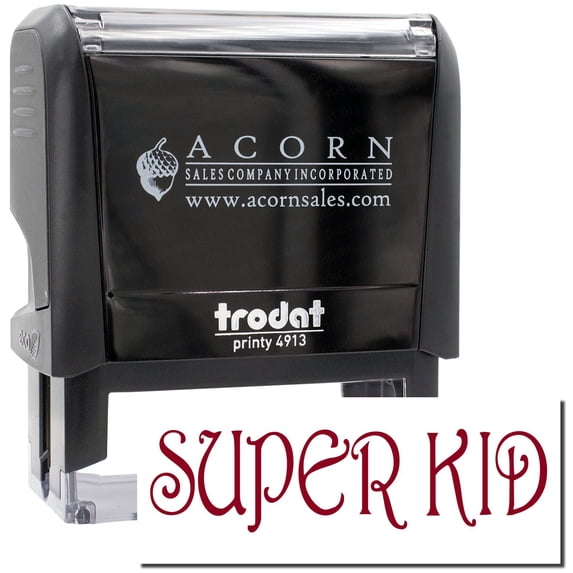 Large Self-Inking Super Kid Stamp, Trodat Printy 4913, Press and Print ...