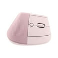 Logitech Lift Vertical Ergonomic Mouse, Wireless, Bluetooth or Logi ...