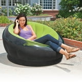 Intex Empire Inflatable Lounge Chair, Green for Outdoor Deck and ...