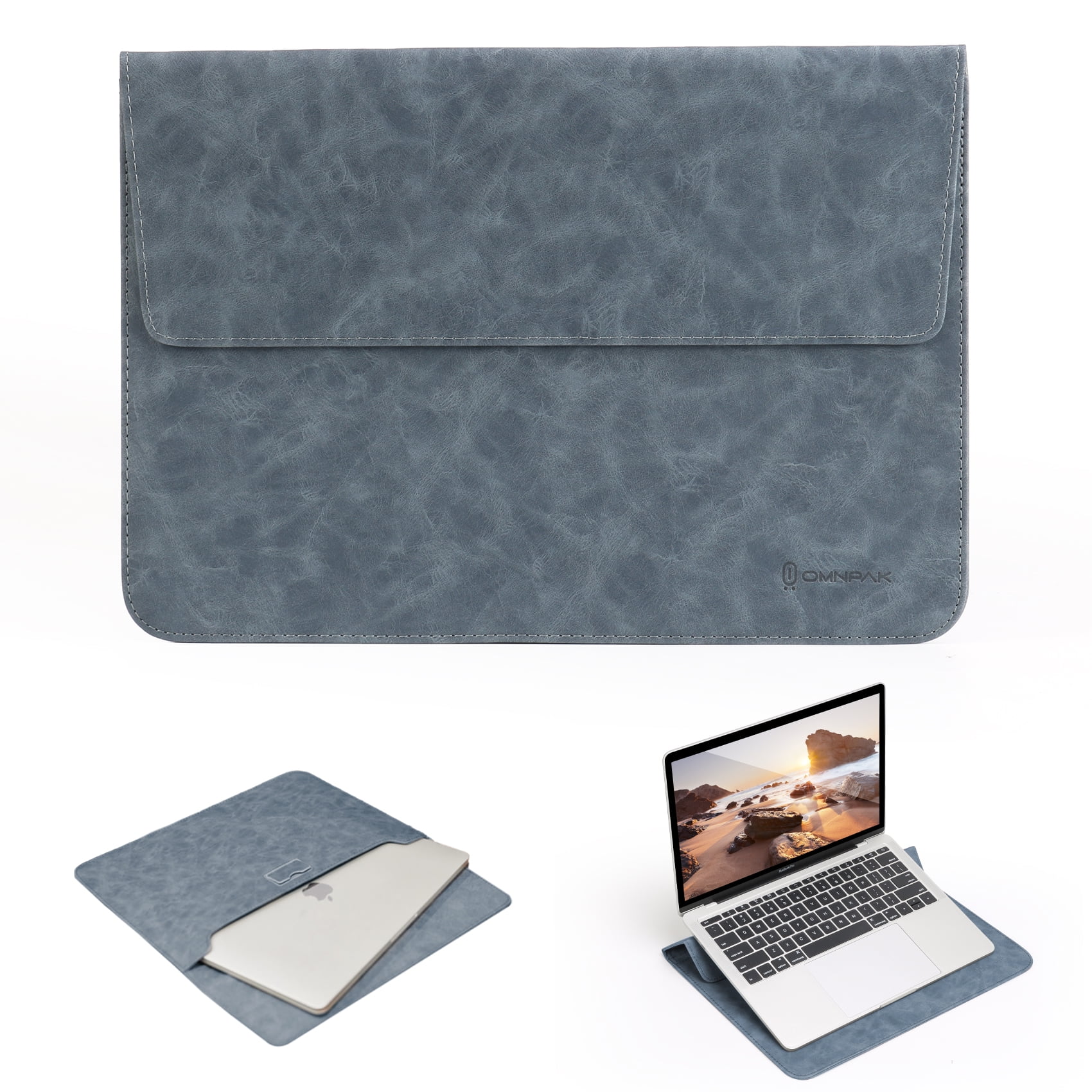 Omnpak 16 inch Laptop Sleeve with Stand for 16.2 Inch MacBook Pro M2/M1 ...