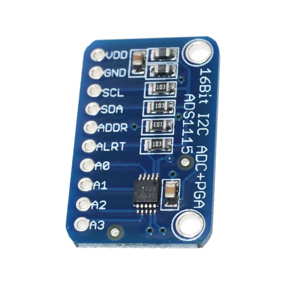 ADS1115 16 Bit ADC 4 Channel Development Board with Programmable Gain ...