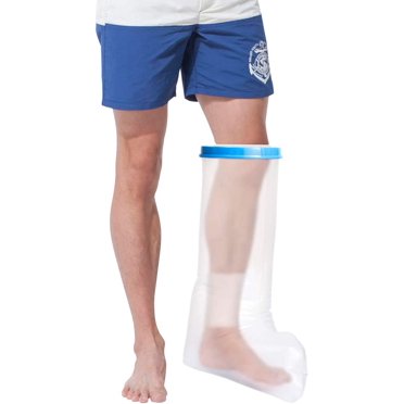 Mighty-X Waterproof Cast Cover Leg - 2 pk, Reusable, Shower Protector ...