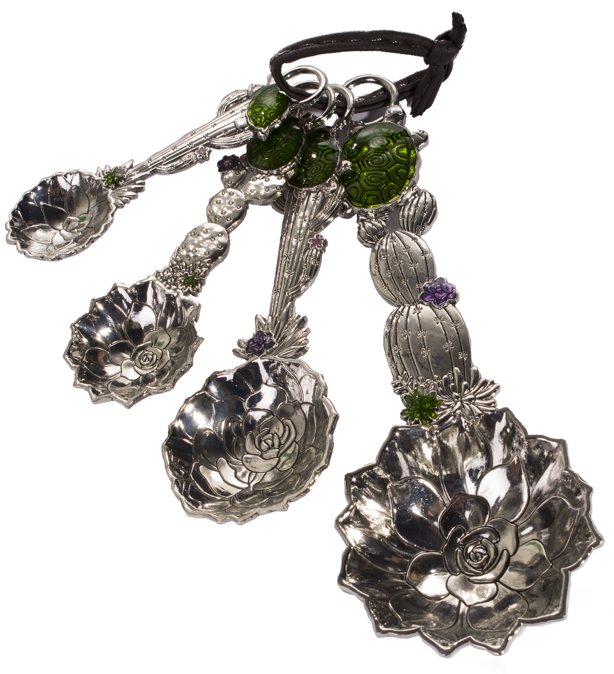 Attractive Turtles 4 Piece Ornate Zinc Measuring Spoon Set - Walmart.com