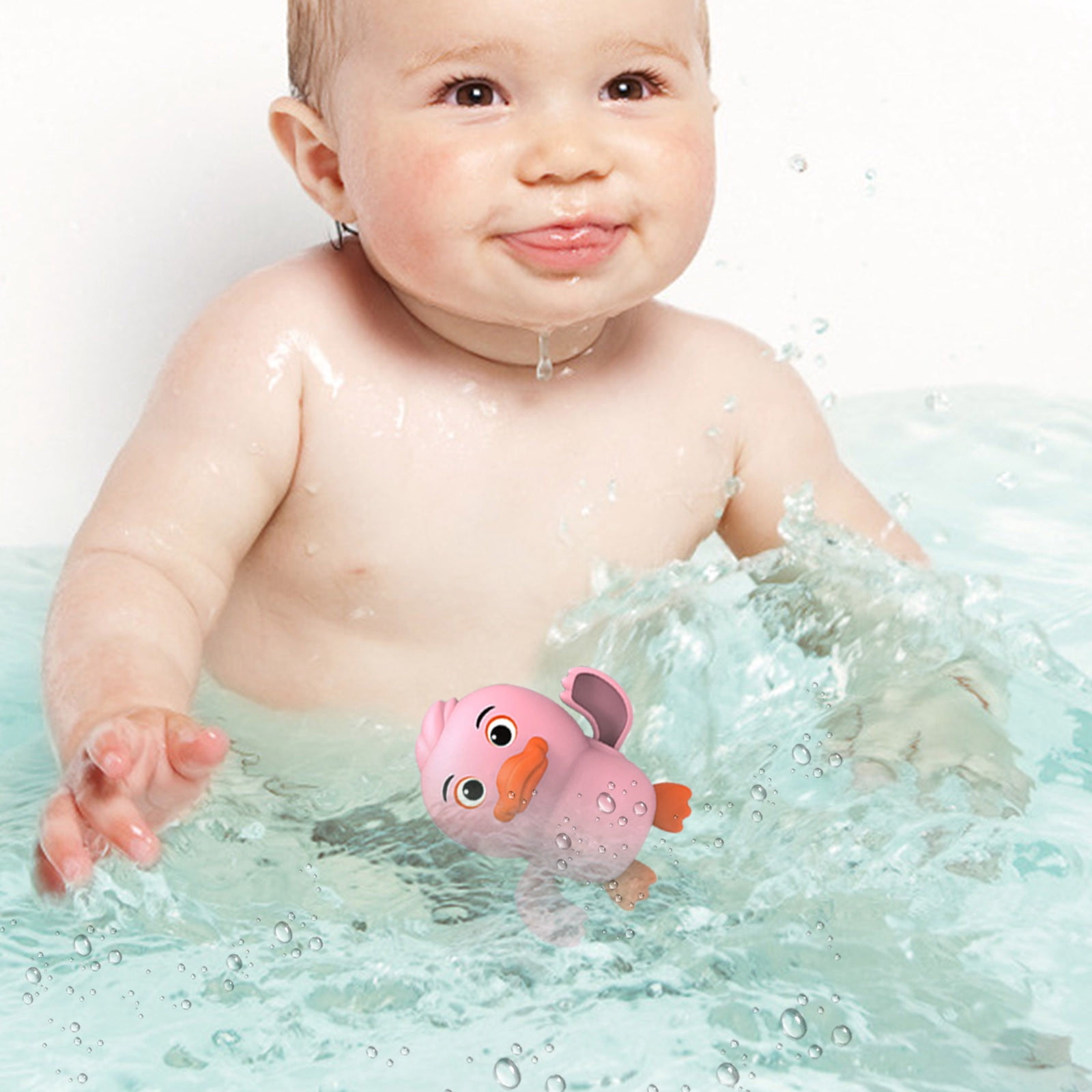 QISIWOLE Bath Toys Cute Swimming Bath Toys For Toddlers 1 3 Floating